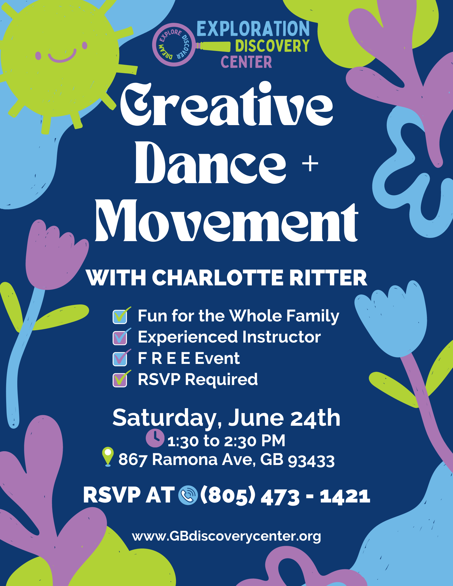 Creative Dance + Movement with Charlotte Ritter – Exploration Discovery ...