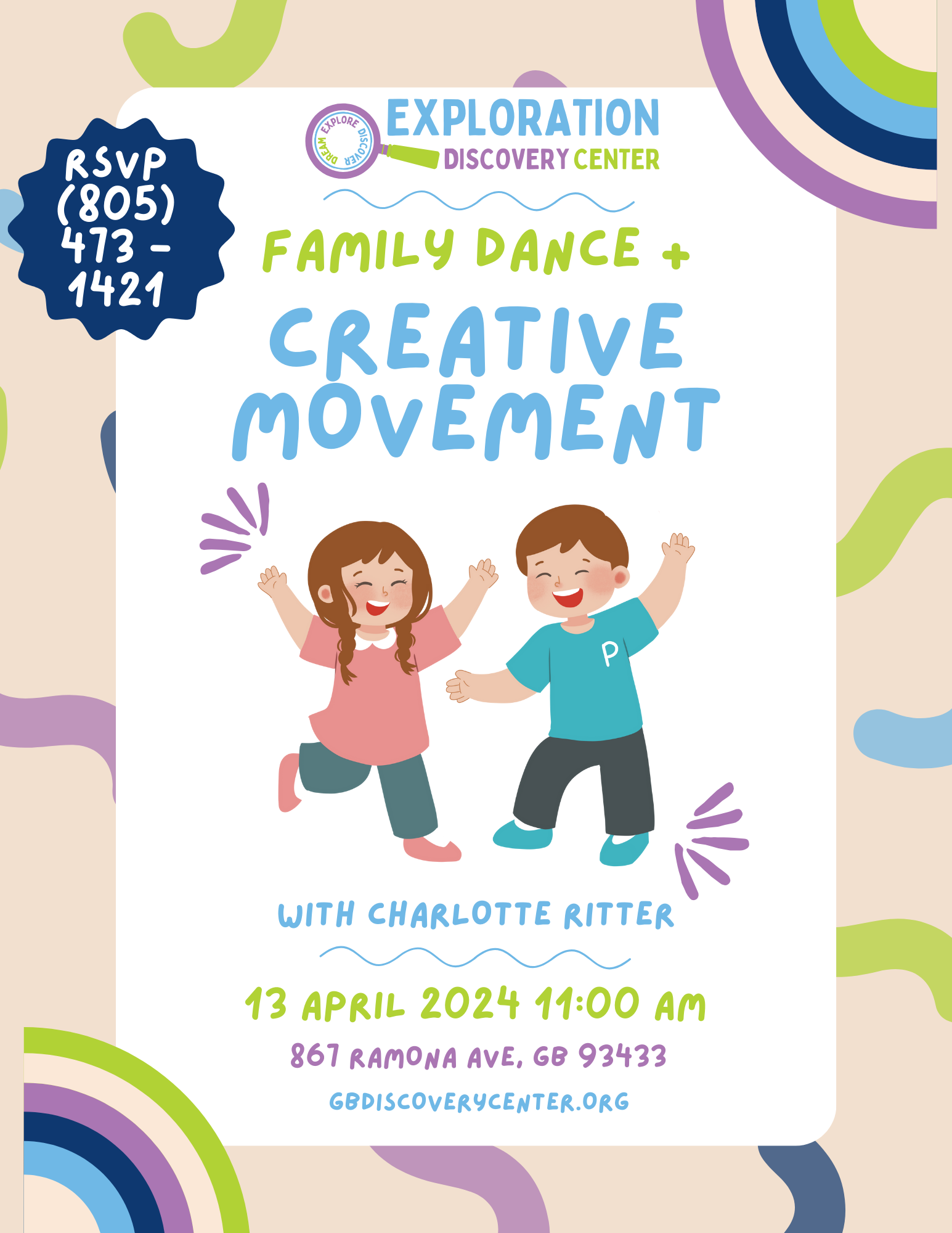 Family Dance + Creative Movement – Exploration Discovery Center