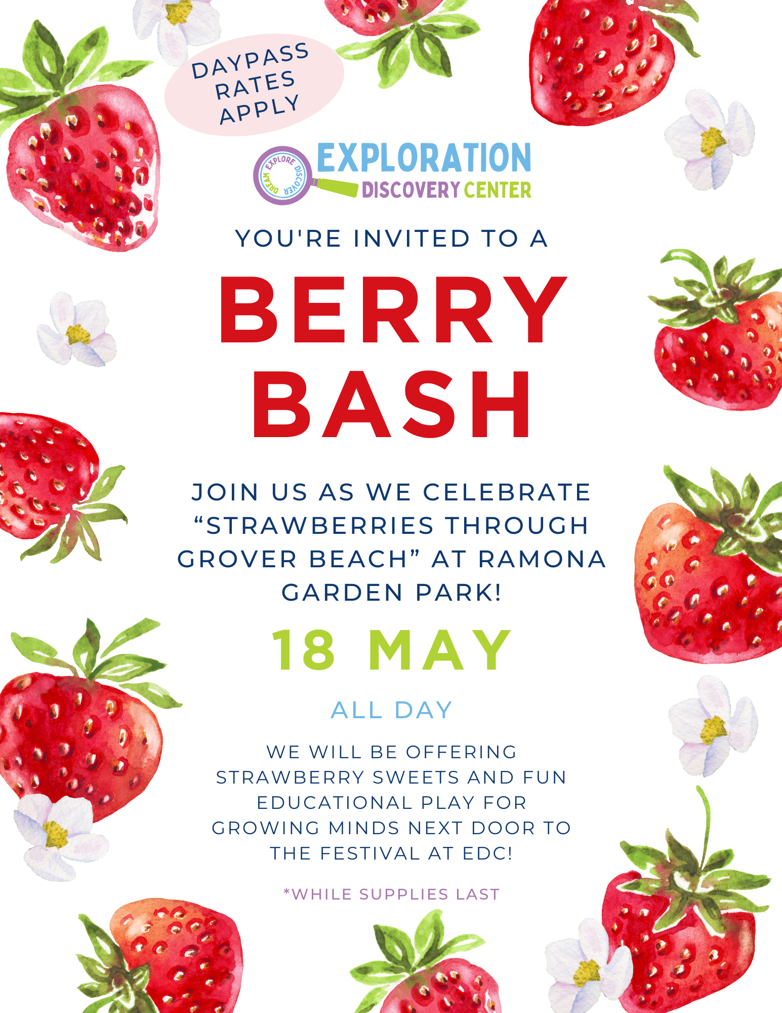 Berry Bash at EDC! – Exploration Discovery Center